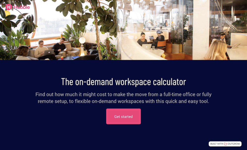 The ultimate on-demand workspace calculator
